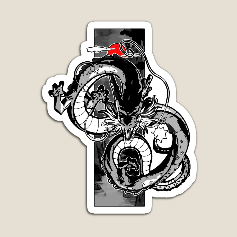 Kira Sticker With Summoning Shenron Decorative Laptop, Phone Stickers ...