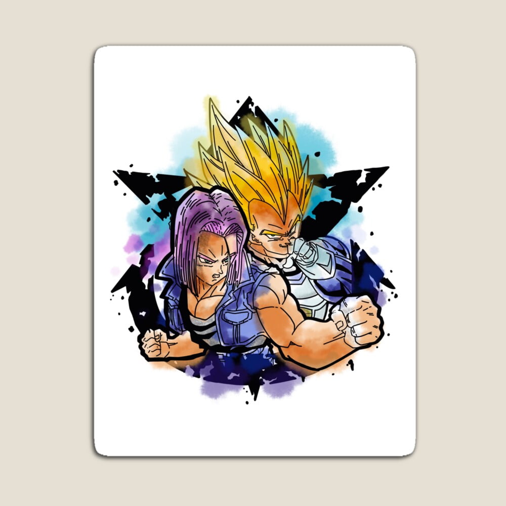 Kira Sticker With Super Vegeta And Super Trunks Decorative Laptop ...