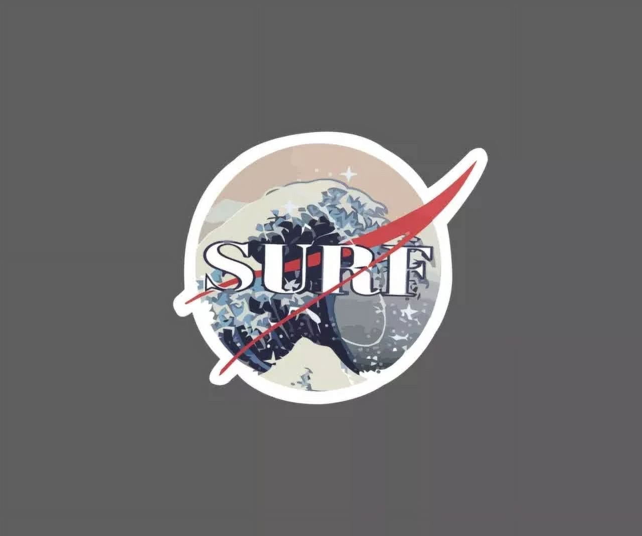 Kira Sticker With Surf Space Wave Decorative Laptop, Phone Stickers ...