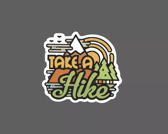 Kira Sticker With Take A Hike Adventure Waterproof Decorative Laptop ...