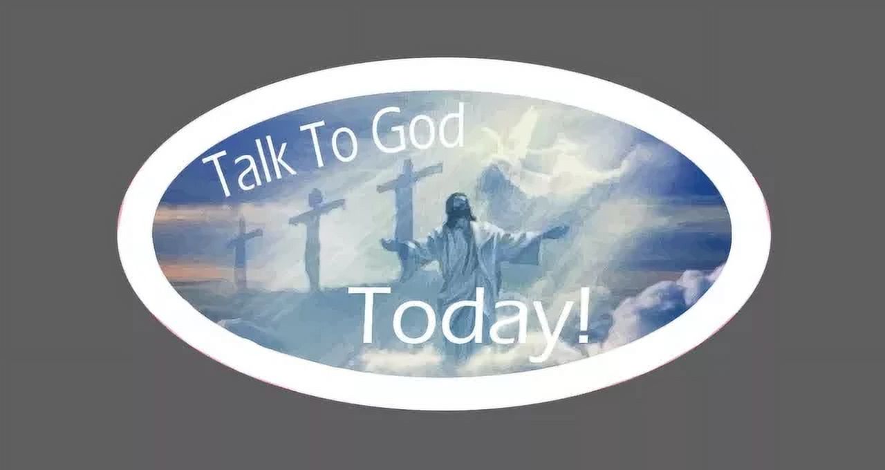 Kira Sticker With Talk To God Today Jesus Decorative Laptop, Phone ...
