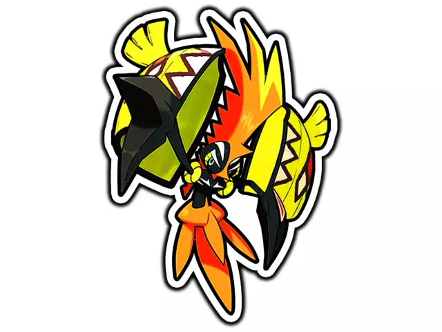 Kira Sticker With Tapu Koko Decorative Laptop, Phone Stickers ...