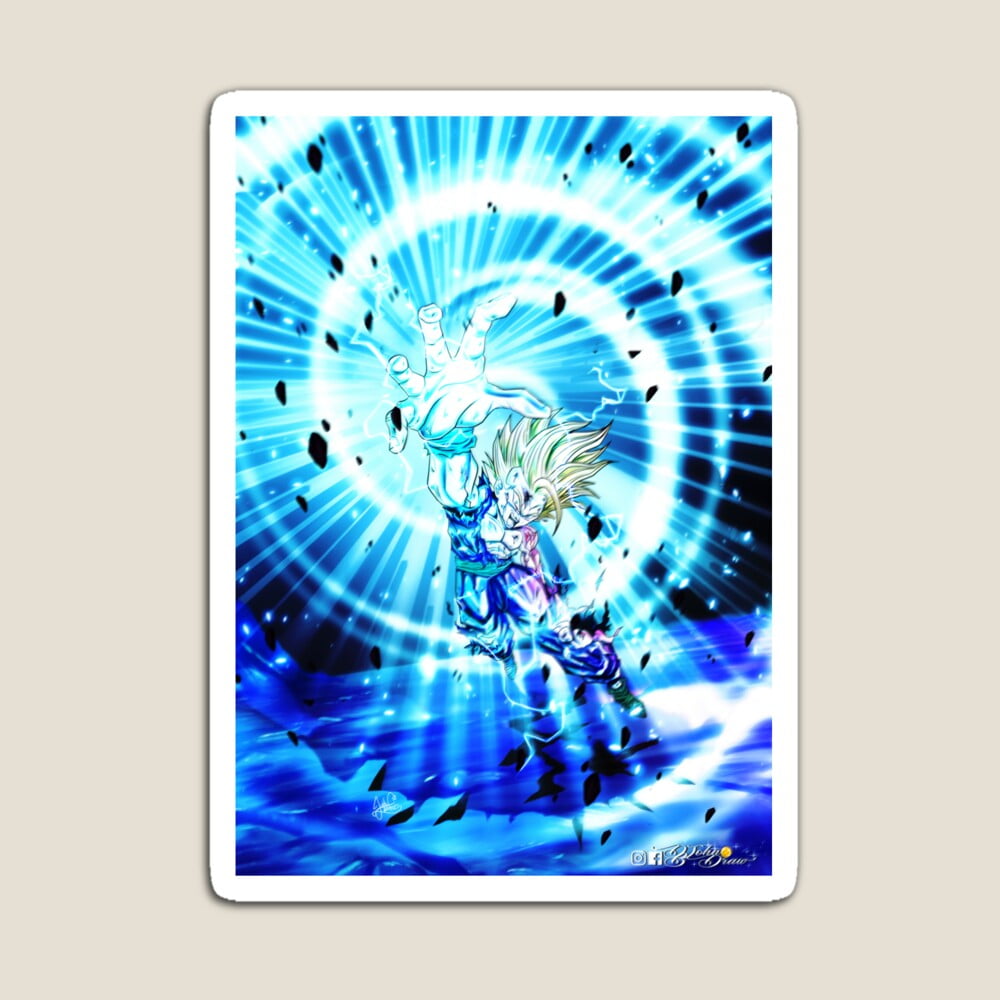 Kira Sticker With Teen Gohan Ssj2 Decorative Laptop, Phone Stickers ...