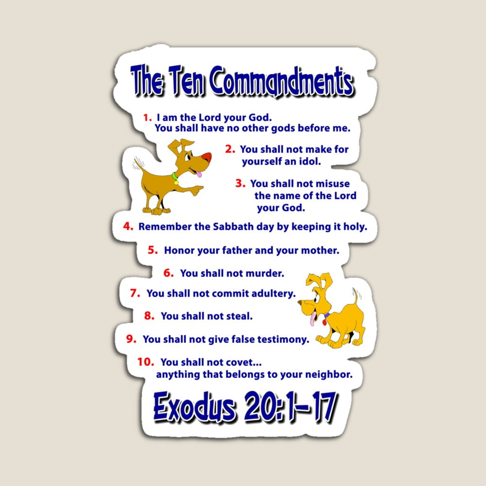 Kira Sticker With Ten Commandments Sticker Decorative Laptop, Phone ...