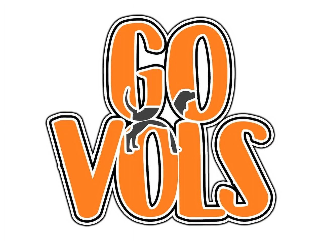 Kira Sticker With Tennessee Vols Go Vols Logo Decorative Laptop, Phone ...