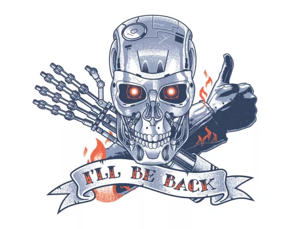 Kira Sticker With Terminator I'Ll Be Back S Decorative Laptop, Phone ...