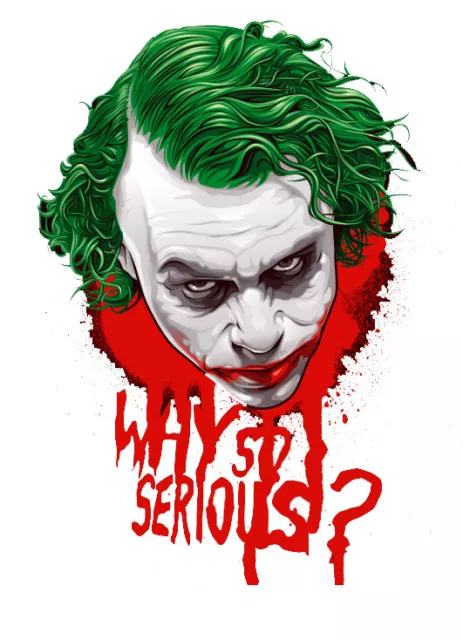 Kira Sticker With The Joker Why So Serious Decorative Laptop, Phone ...