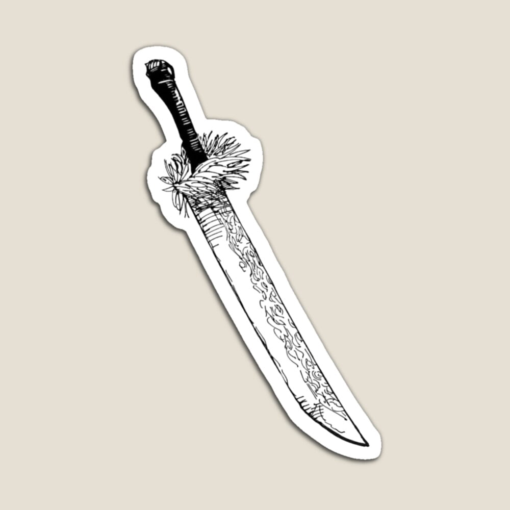 Kira Sticker With The Legend'S Sword Decorative Laptop, Phone Stickers ...