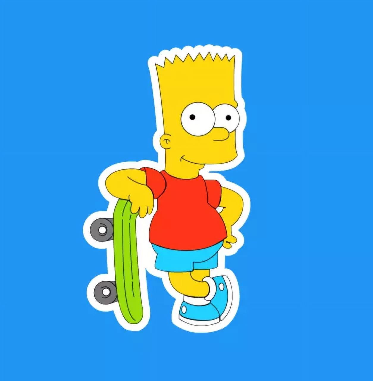 Kira Sticker With The Simpsons Bart Simpson Decorative Laptop, Phone ...