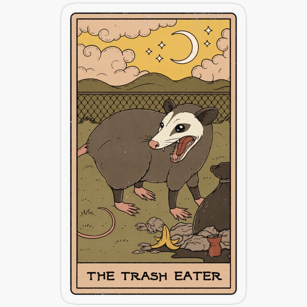 Kira Sticker With The Trash Eater Transparent Decorative Laptop, Phone ...