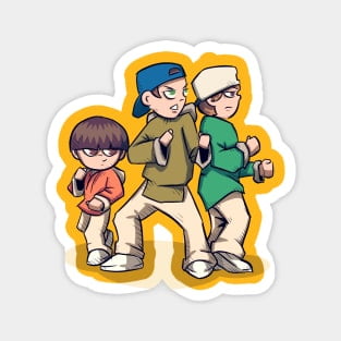 Kira Sticker With Three Ninjas Decorative Laptop, Phone Stickers ...