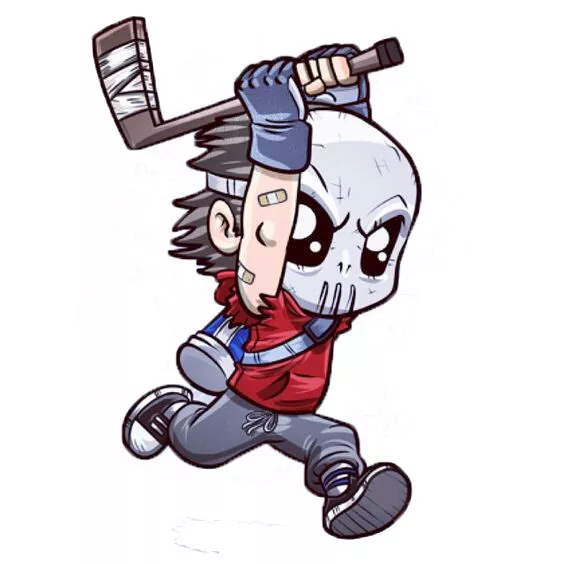 Kira Sticker With Tmnt Kc Hockey Player S Decorative Laptop, Phone ...