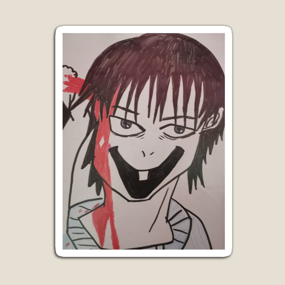 Kira Sticker With Toji Has A Lisp Jjk Fushiguro Decorative Laptop ...