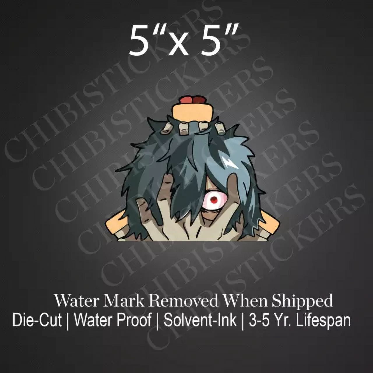 Kira Sticker With Tomura Shigaraki Car Decal Mha Decorative Laptop ...