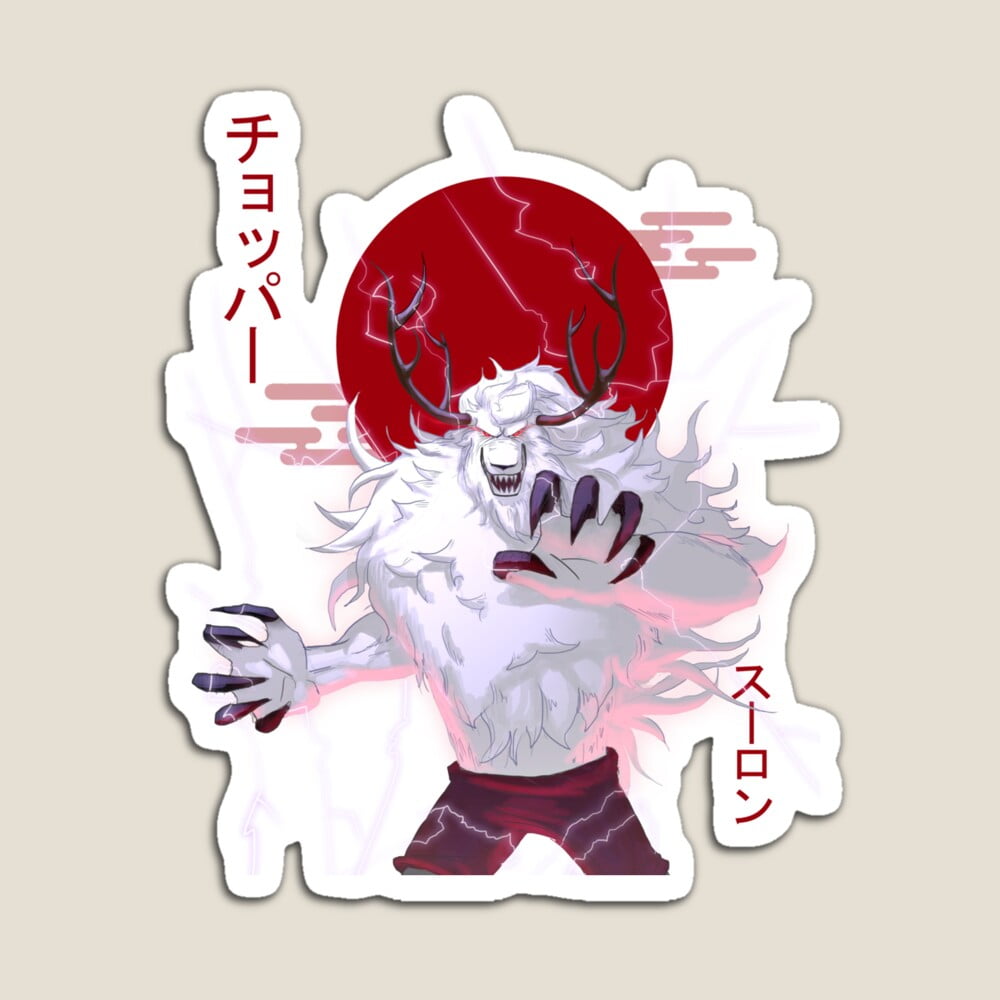 Kira Sticker With Tony Tony Chopper Decorative Laptop, Phone Stickers ...