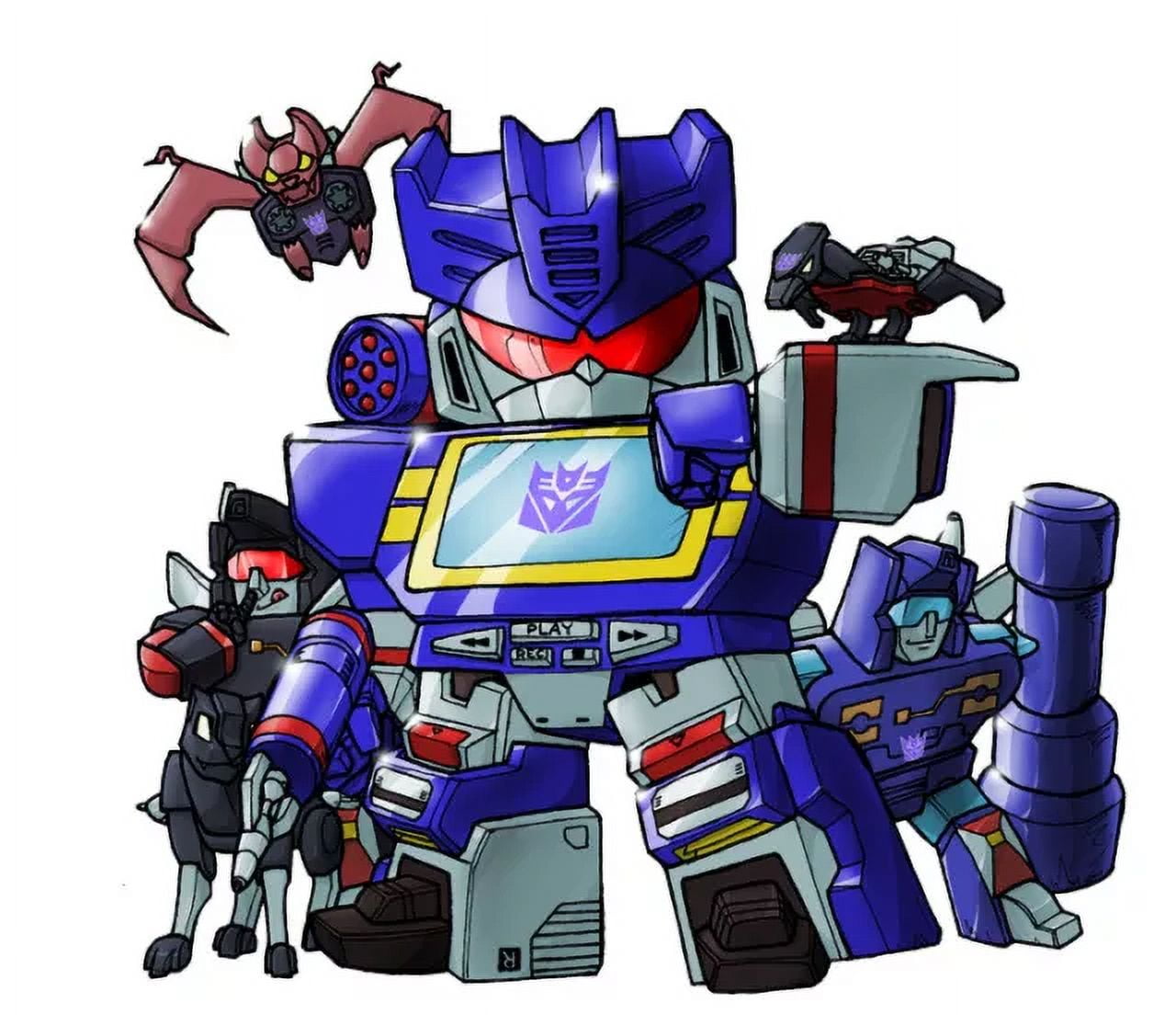 Kira Sticker With Transformers Soundwave S Decorative Laptop, Phone ...