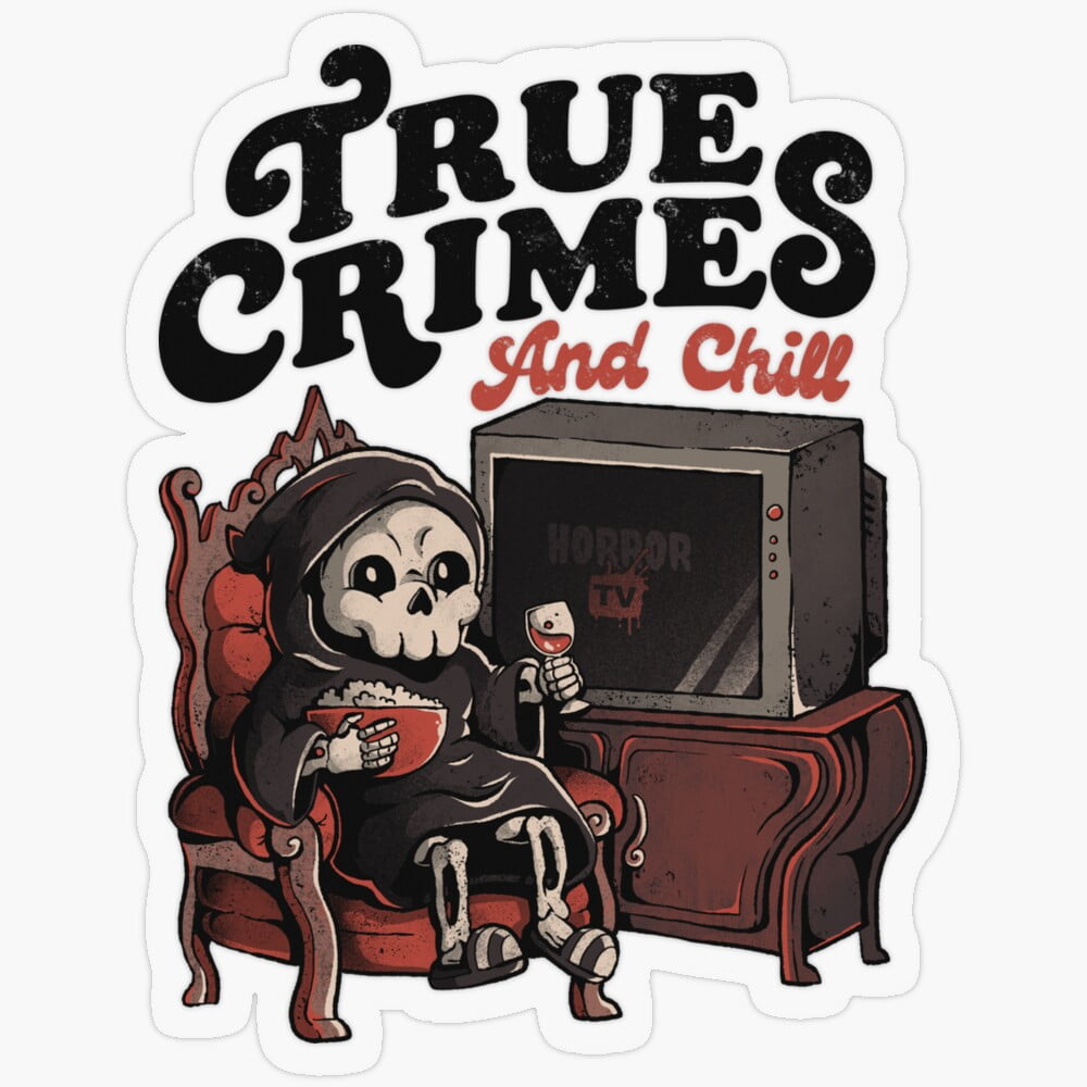 Kira Sticker With True Crimes And Chill Decorative Laptop, Phone ...