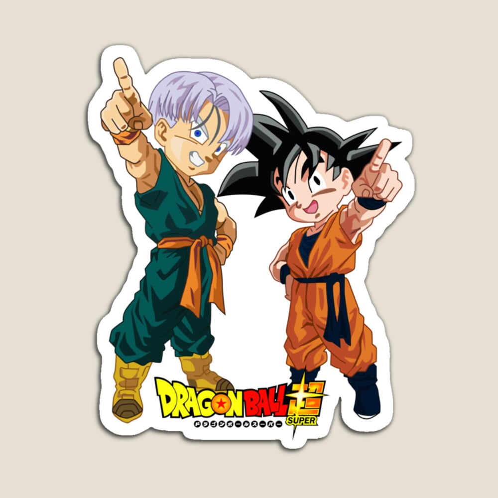 Kira Sticker With Trunks And Goten Classic . Decorative Laptop, Phone ...