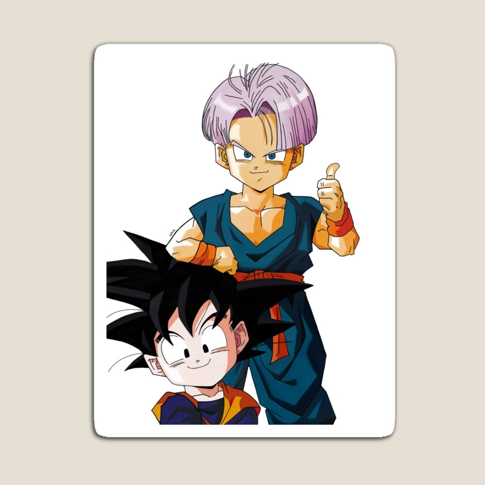 Kira Sticker With Trunks And Goten Decorative Laptop, Phone Stickers ...