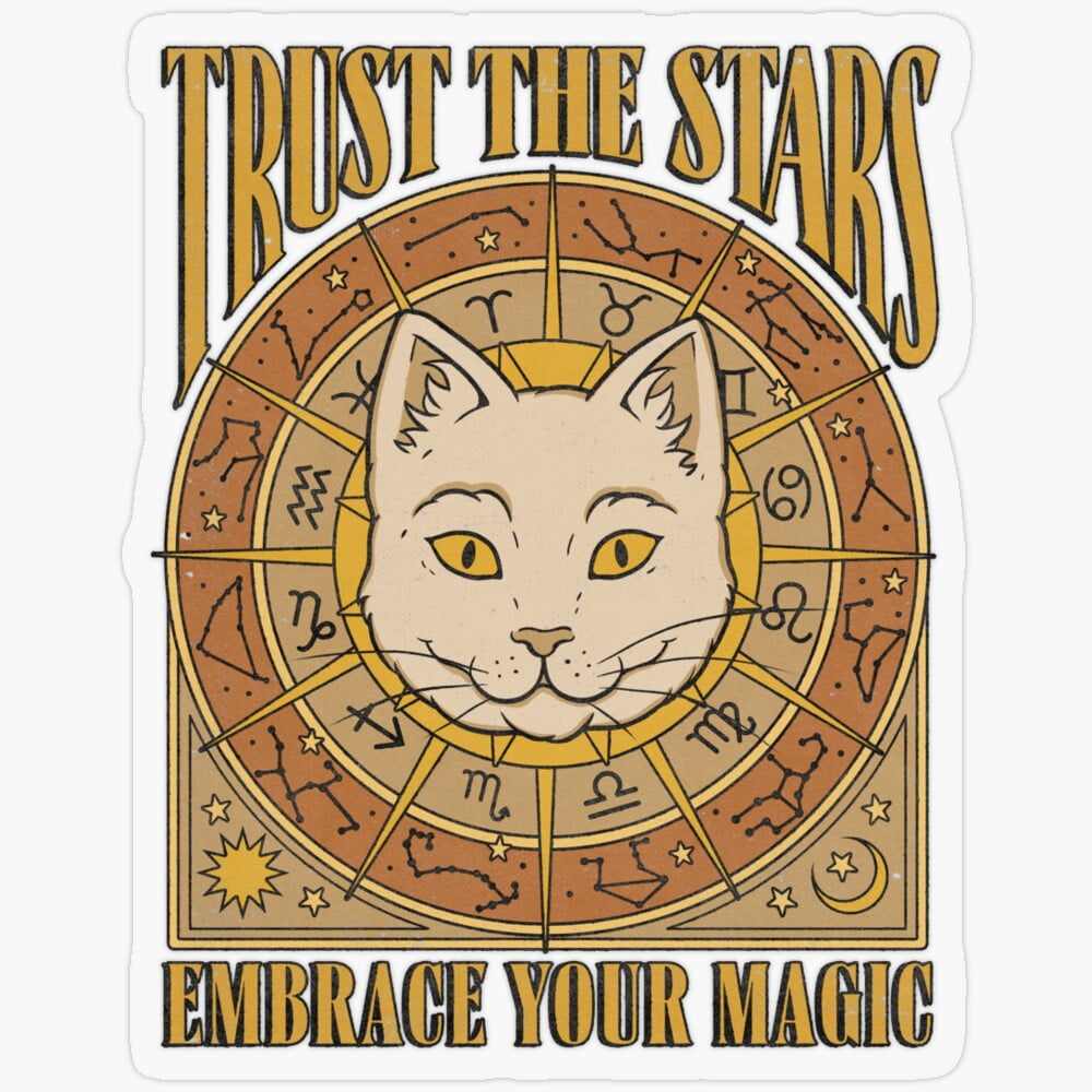 Kira Sticker With Trust The Stars Decorative Laptop, Phone Stickers ...