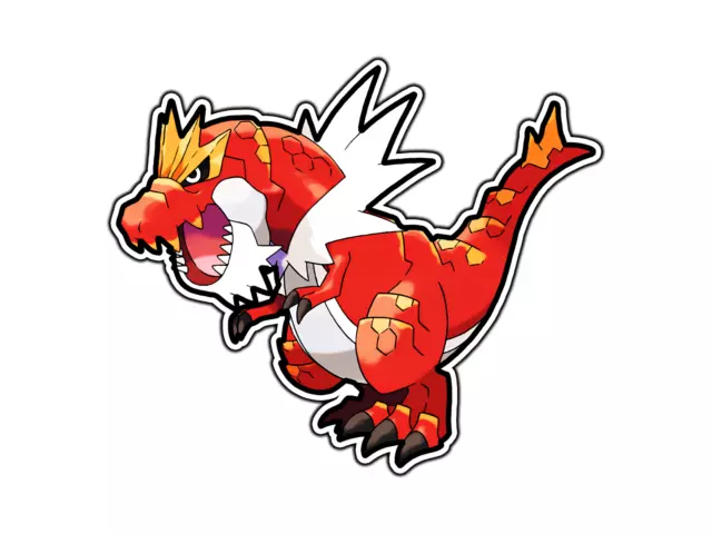 Kira Sticker With Tyrantrum Decorative Laptop, Phone Stickers ...