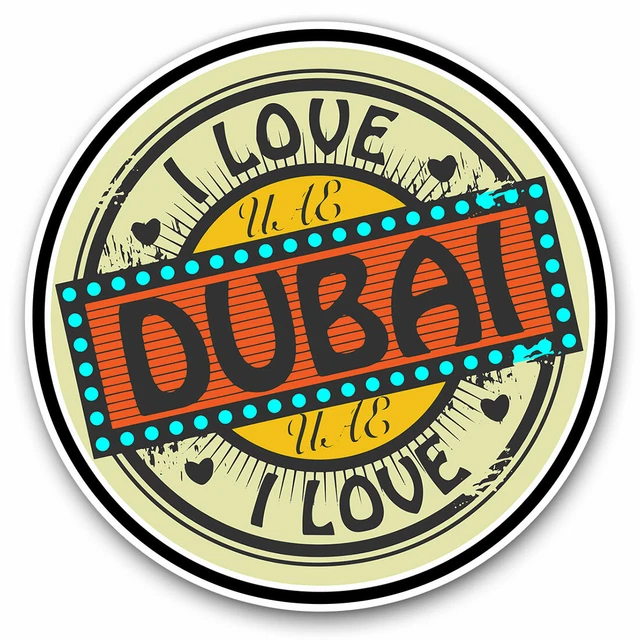 Kira Sticker With Uae I Love Dubai Travel Cool Gift Decorative Laptop ...