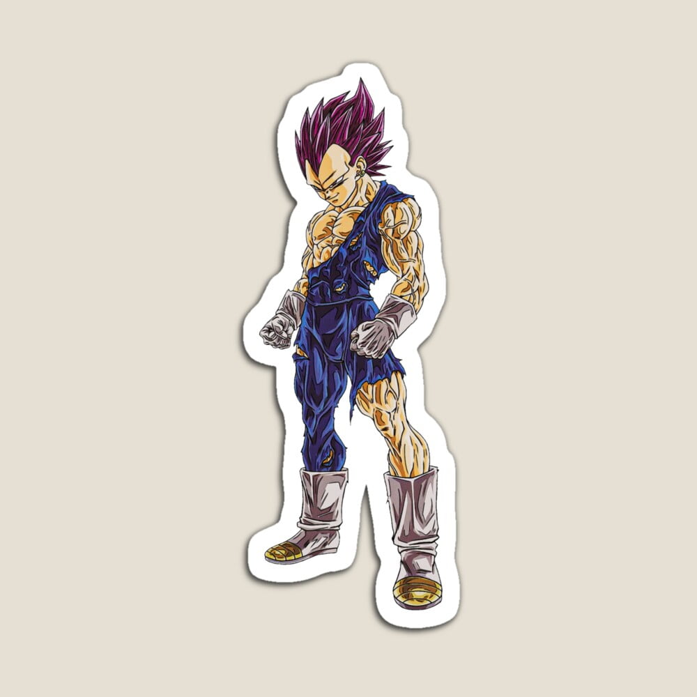 Kira Sticker With Ultra Ego Vegeta Decorative Laptop, Phone Stickers ...