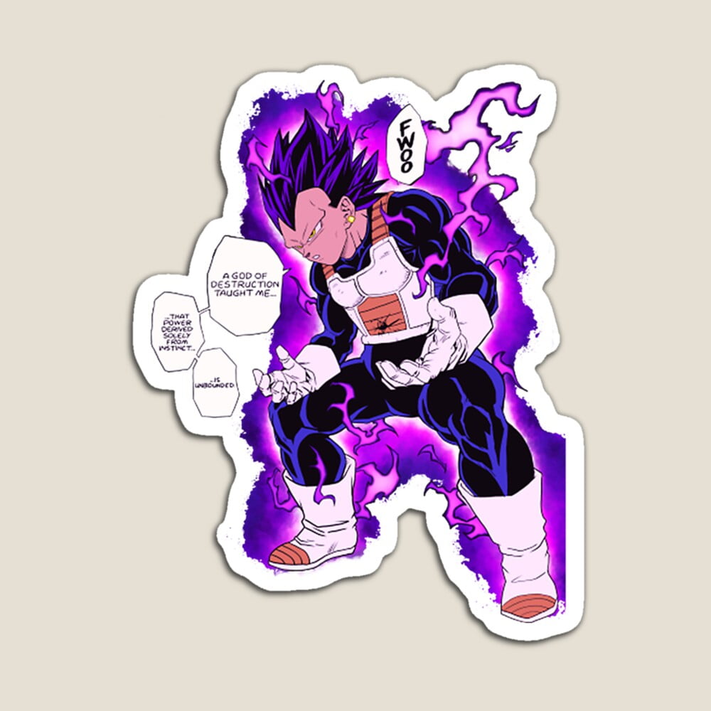 Kira Sticker With Ultra Ego Vegeta Ultra Ego Vegeta Decorative Laptop ...