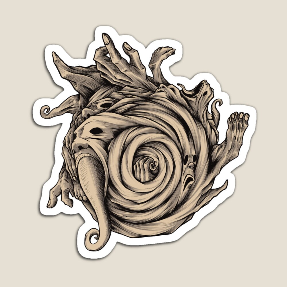 Kira Sticker With Uzumaki (No Text) Decorative Laptop, Phone Stickers ...