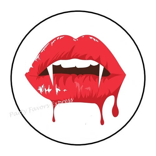 Kira Sticker With Vampire Lips Decorative Laptop, Phone Stickers ...