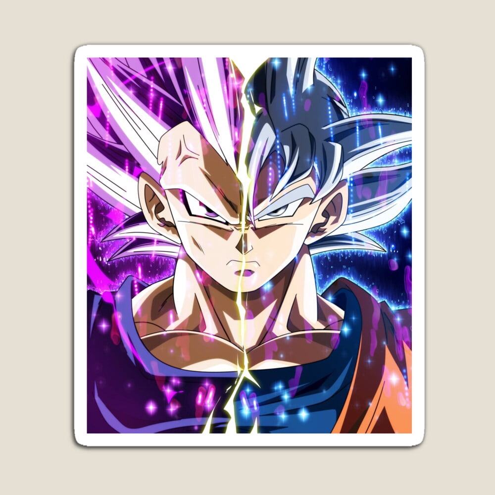 Kira Sticker With Vegeta And Goku Decorative Laptop, Phone Stickers ...