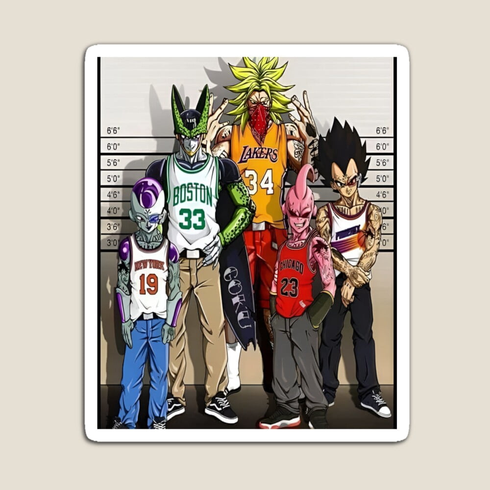 Kira Sticker With Vegeta Broly Buu Cell Frieza Trap Decorative Laptop ...