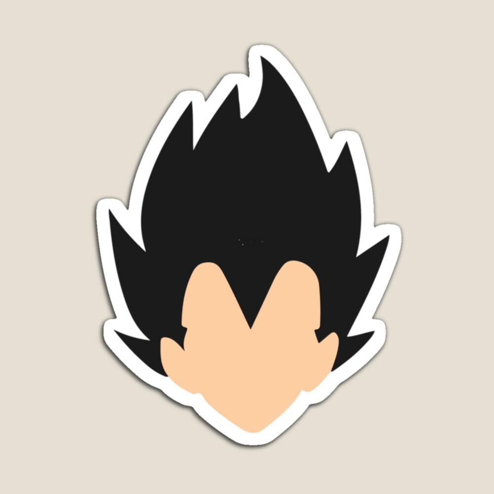 Kira Sticker With Vegeta - Dbz Decorative Laptop, Phone Stickers ...