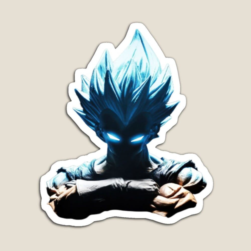 Kira Sticker With Vegeta (Dbz) Sticker Decorative Laptop, Phone ...