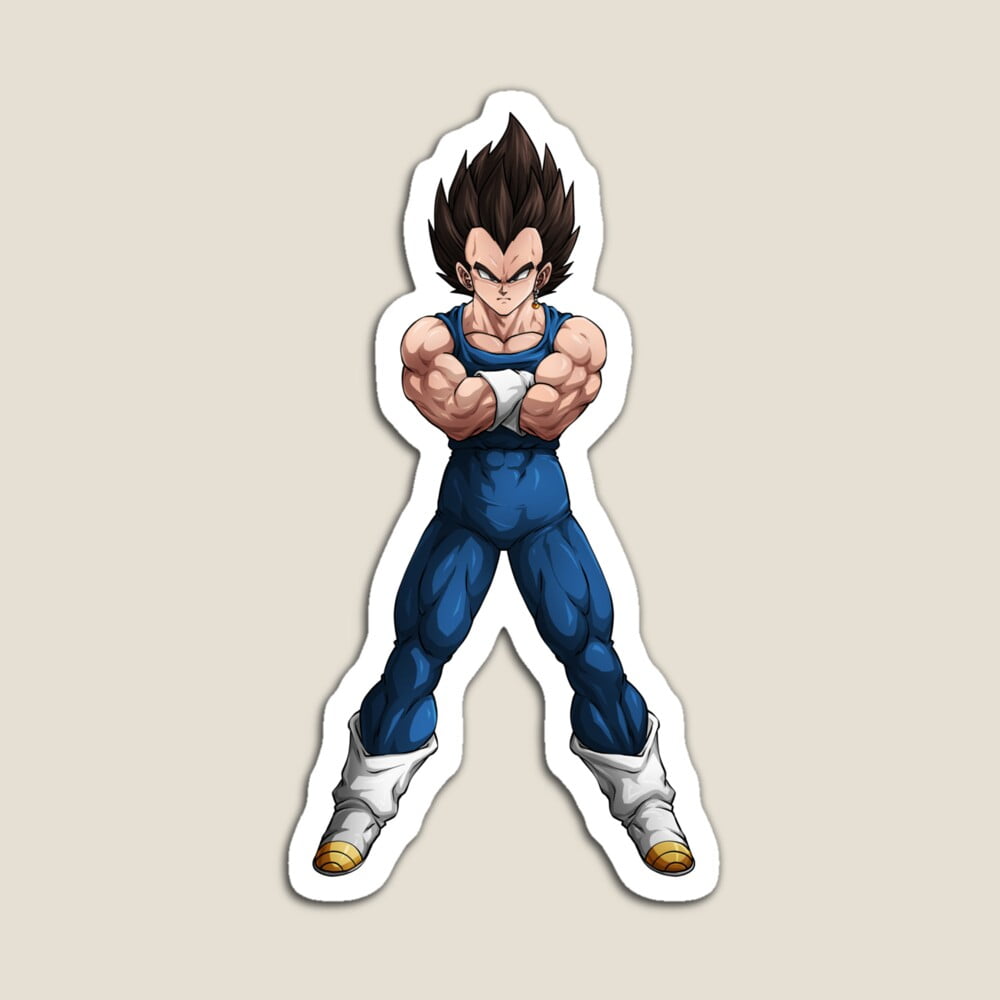 Kira Sticker With Vegeta Decorative Laptop, Phone Stickers, Waterproof ...