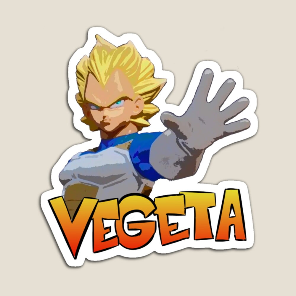 Kira Sticker With Vegeta Decorative Laptop, Phone Stickers, Waterproof ...