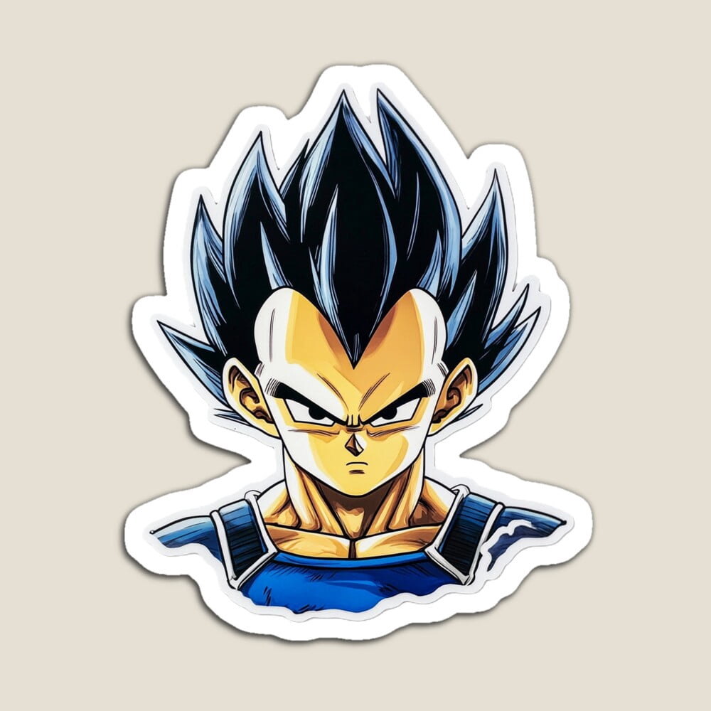 Kira Sticker With Vegeta Sticker Decorative Laptop, Phone Stickers ...
