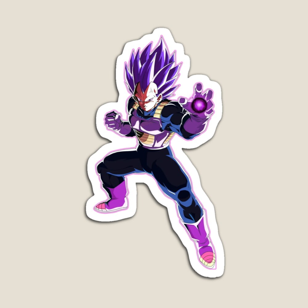 Kira Sticker With Vegeta Ultra Ego Decorative Laptop, Phone Stickers ...