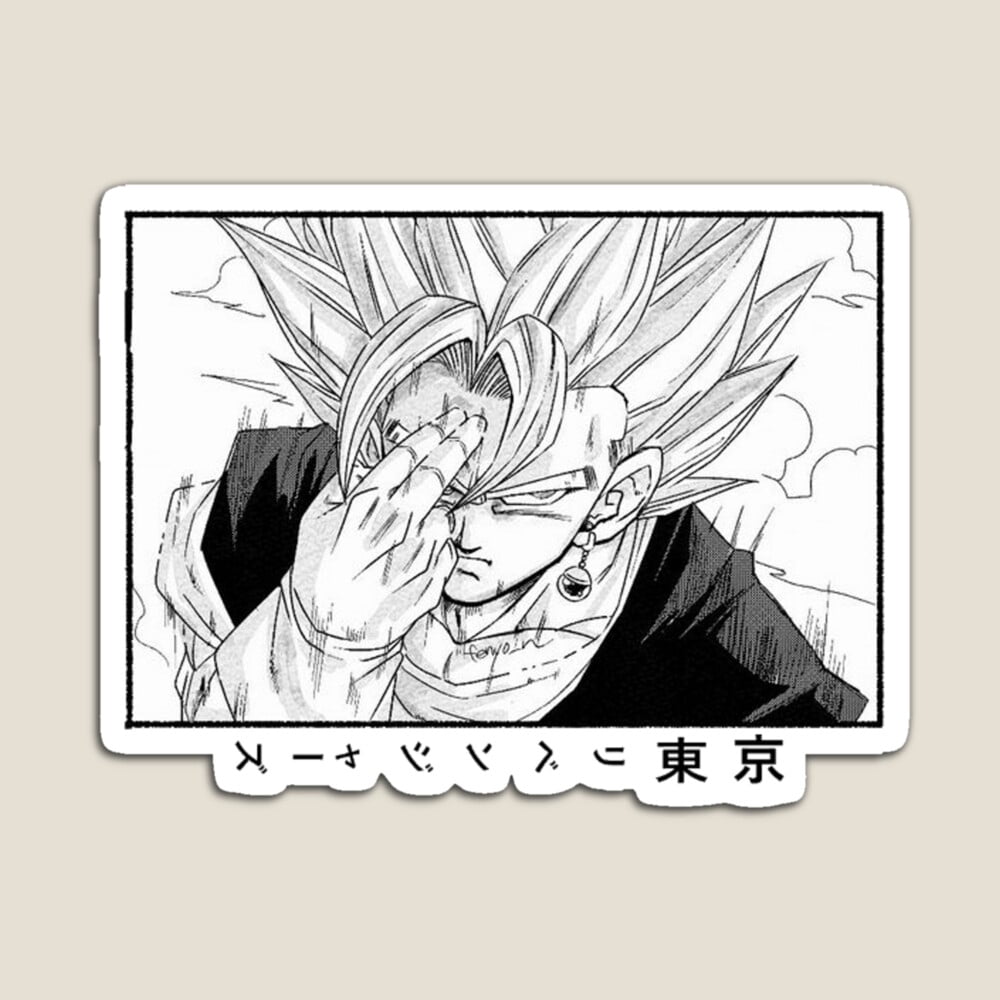 Kira Sticker With Vegeto Dbz Decorative Laptop, Phone Stickers ...