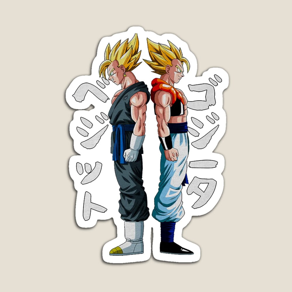 Kira Sticker With Vegito And Gogeta Superb Decorative Laptop, Phone ...