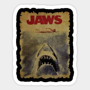 Kira Sticker With Vintage Jaws Decorative Laptop, Phone Stickers ...