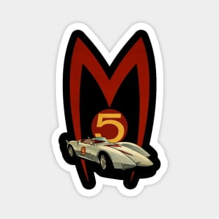 Kira Sticker With Vintage Speed Racer Mach 5 Copy Decorative Laptop ...