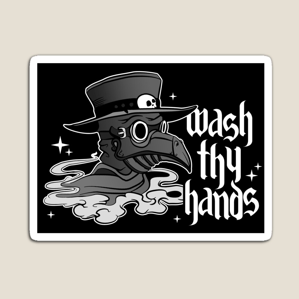 Kira Sticker With Wash Thy Hands! Sticker Decorative Laptop, Phone ...