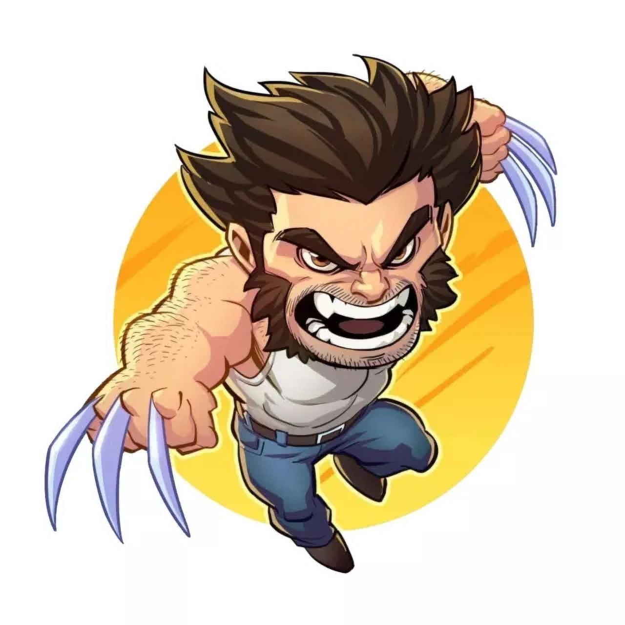 Kira Sticker With Wolverine Attack S Decorative Laptop, Phone Stickers ...