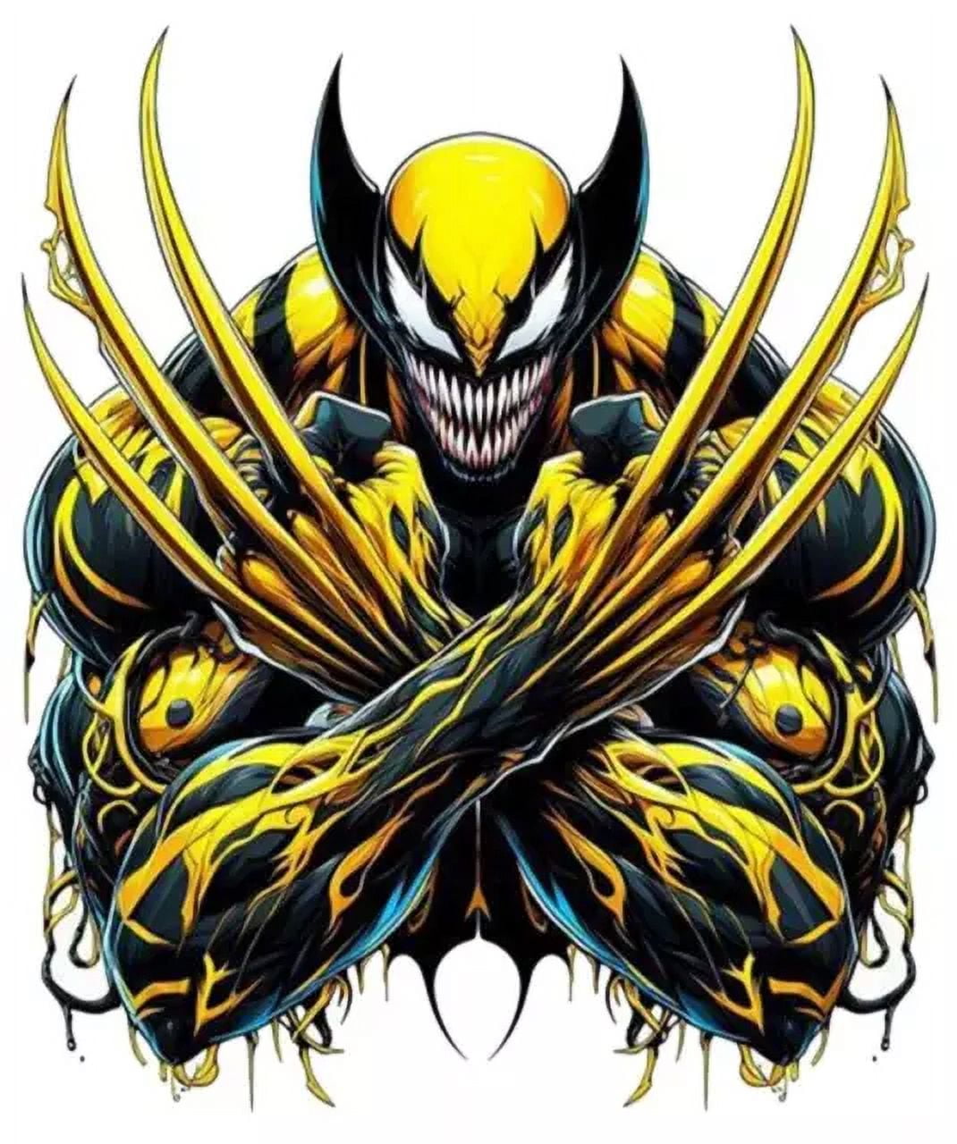 Kira Sticker With Wolverine Venom Decorative Laptop, Phone Stickers ...