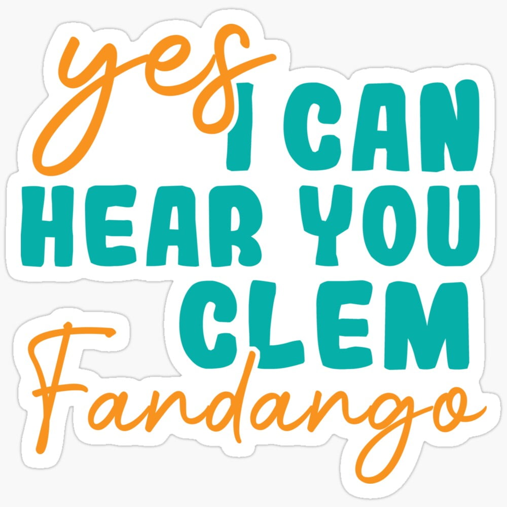 Kira Sticker With Yes I Can Hear You Clem Fandango Decorative Laptop ...