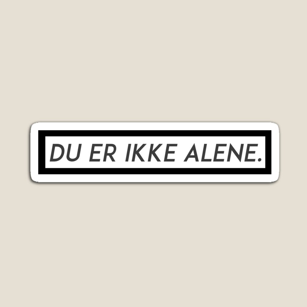 Kira Sticker With You Are Not Alone. Sticker Decorative Laptop, Phone ...
