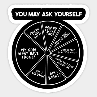 Kira Sticker With You May Ask Yourself Decorative Laptop, Phone ...