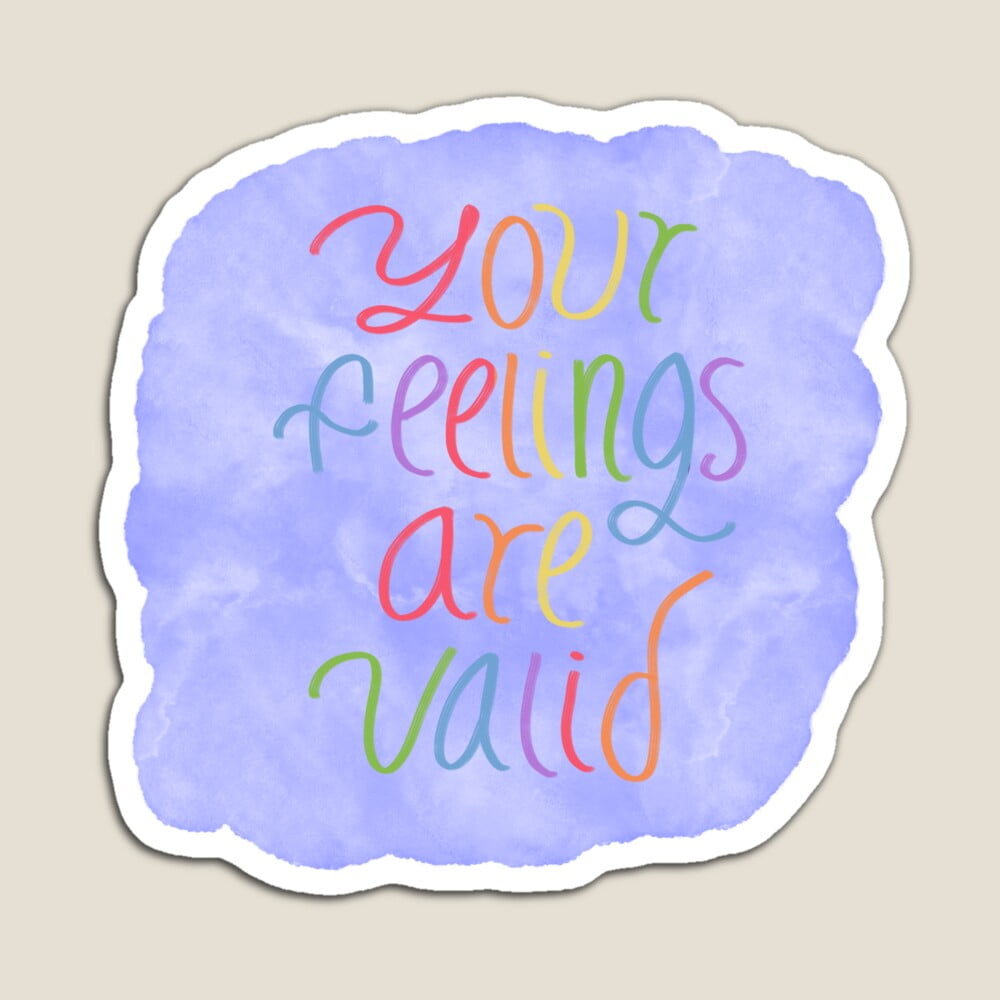 Kira Sticker With You’Re Feelings Are Valid Sticker Decorative Laptop ...