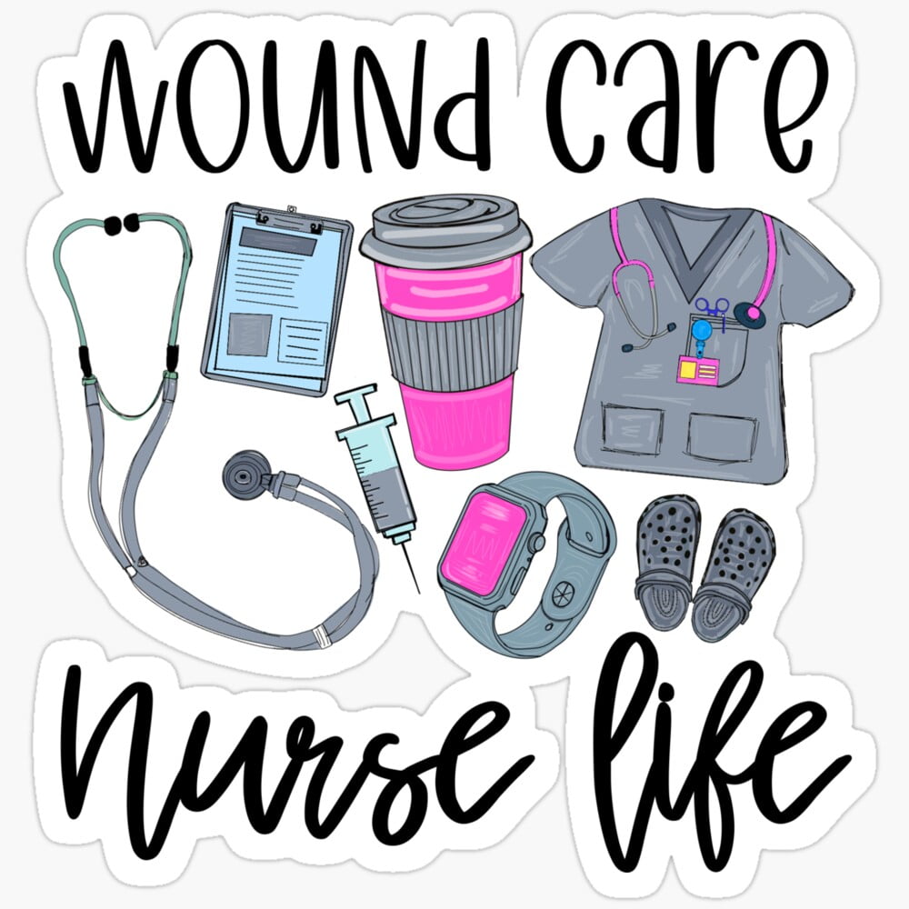 Kira Sticker - Wound Care Nurse Nursing Gift Rn Medical Stethoscope ...